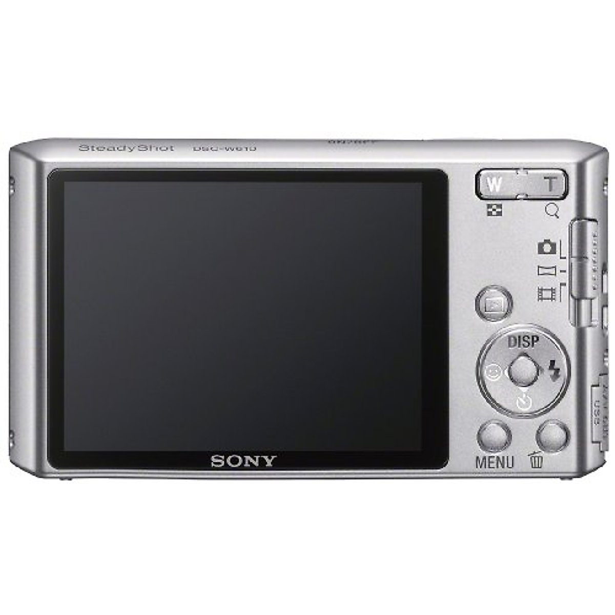 Sony Cyber-shot DSCW610 14.1 MP Digital Camera with 4x Optical Zoom and 2.7-Inch LCD (Silver) (2012 Model)