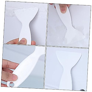 Vaguelly 60 Pcs Refrigerator Deicer Ice Remover Scoop ice Scraper for Freezer Household Tools Fridge ice Shovel ice Shovel for Fridge Plastic ice Shovel White ice Machine pp Clean Child