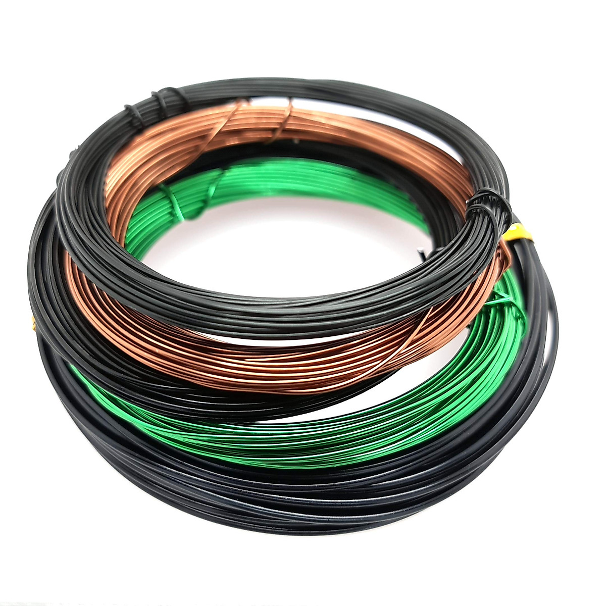 Bonsai Wire for Bonsai Tree Total 164 Feet 5 Rolls 3 Sizes 0.8 mm, 1.0 mm, 1.2 mm and 2.0 mm Aluminum Wire by CRAFT WIRE