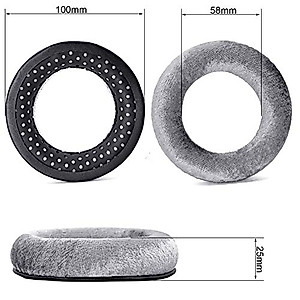 DT990 DT770 Ear Pads - defean Replacement Ear Cushion Pads Earpad Compatible with beyerdynamic DT990 / DT880 / DT770 PRO Headphones (Gray)