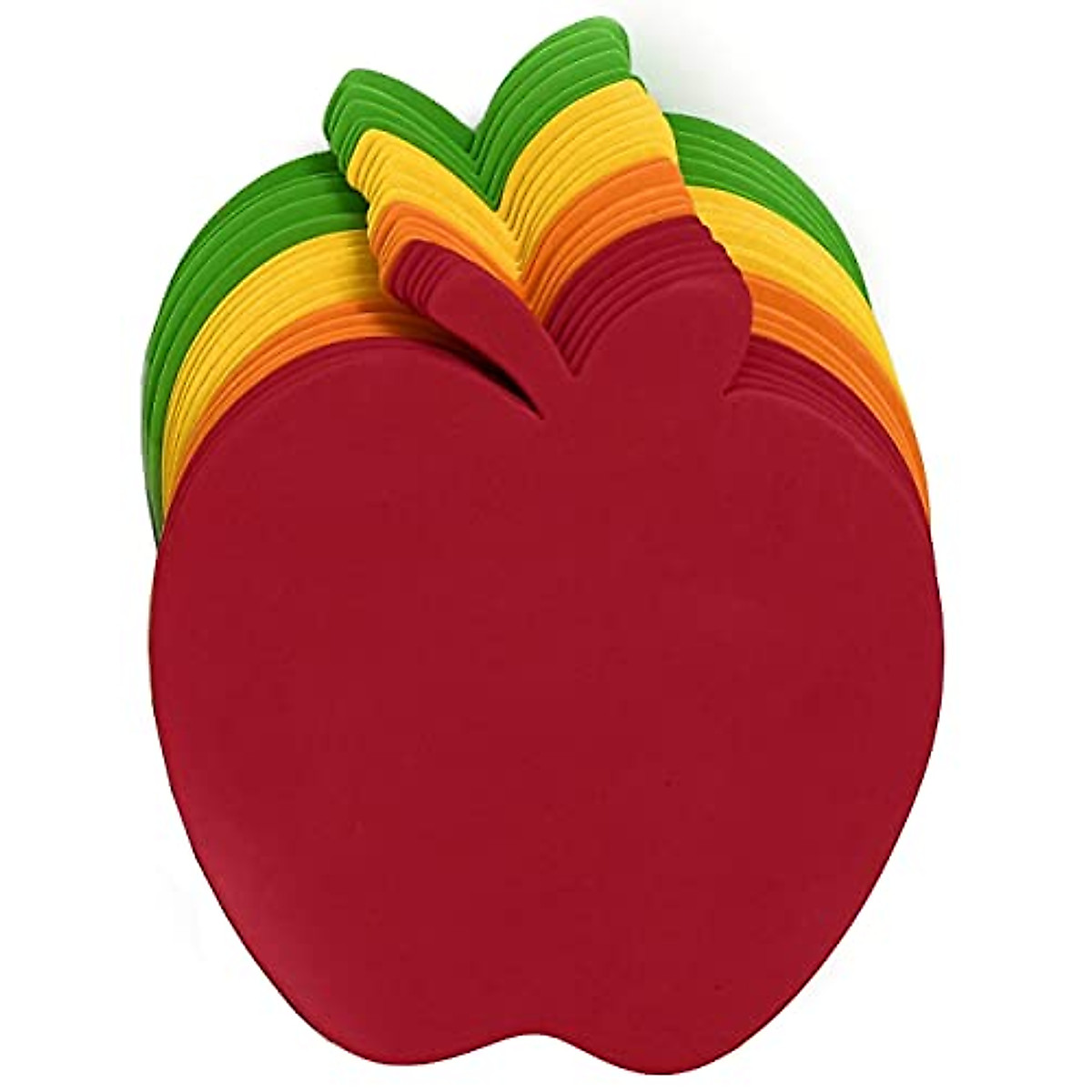 Foam Apple Cut Outs Apple Cutouts Apple Decoration Bulletin Board Cut Outs Classroom Decor Apple Decorations Back to School Cutouts Classroom Decoration 6" Medium Large Die Cut Apples Shapes (24)