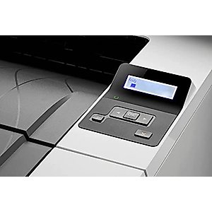 HP Laserjet Pro M404n Black and White Single-Function Wired Laser Printer, White - Print only - 2-line LCD Display, 40 ppm, 4800 x 600 dpi, Ethernet, Hi-Speed USB, Cbmoun Printer_Cable
