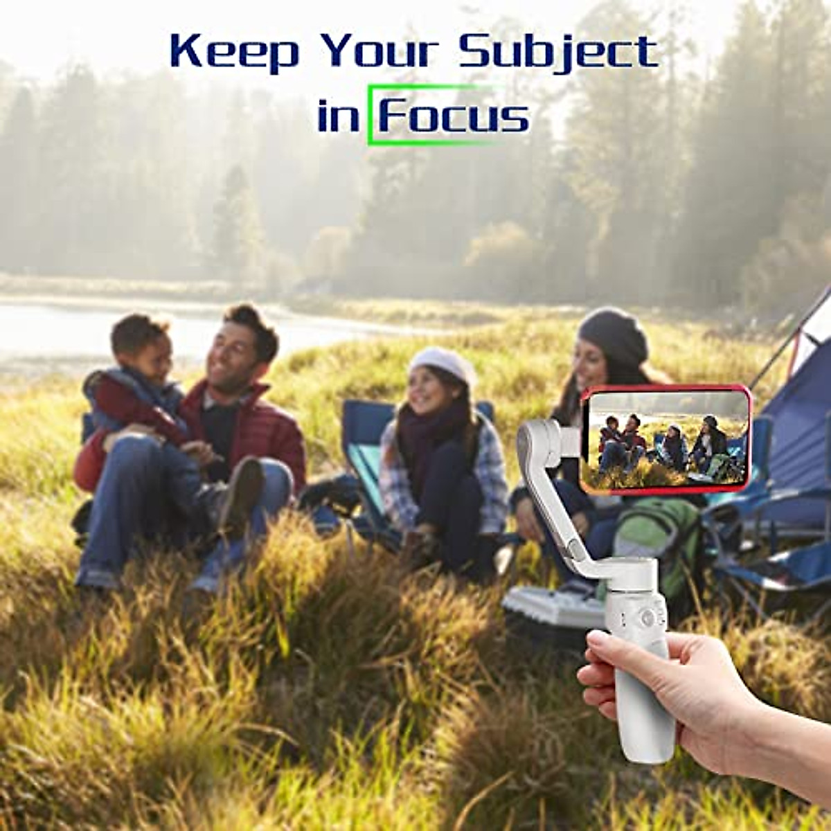 UBeesize DJI Magnetic Ring Clamp Holder for Any Phone,for Magsafe DJI OM6 / OM5 / OM4 SE / OM4 Adapter,Compatible with DJI OM Accessories and DJI Osmo Gimbal Stabilizer