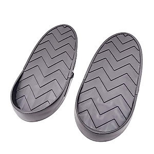 Set of 2Pcs Rowing Machine Foot Pedals 11.8x5inch Replacements Practical Easily Assembled and Store Fitness Equipment Accessories Anti Slip