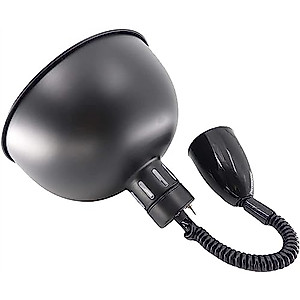 LINKANRUO Food Heat Lamp for Restaurant Hanging Heat Lamp Food Warmer Pendant with 250W Lamp, 60-180cm Length Buffet Food Heat Lamp Commercial Food Warmer Buffet Lamps(Black)