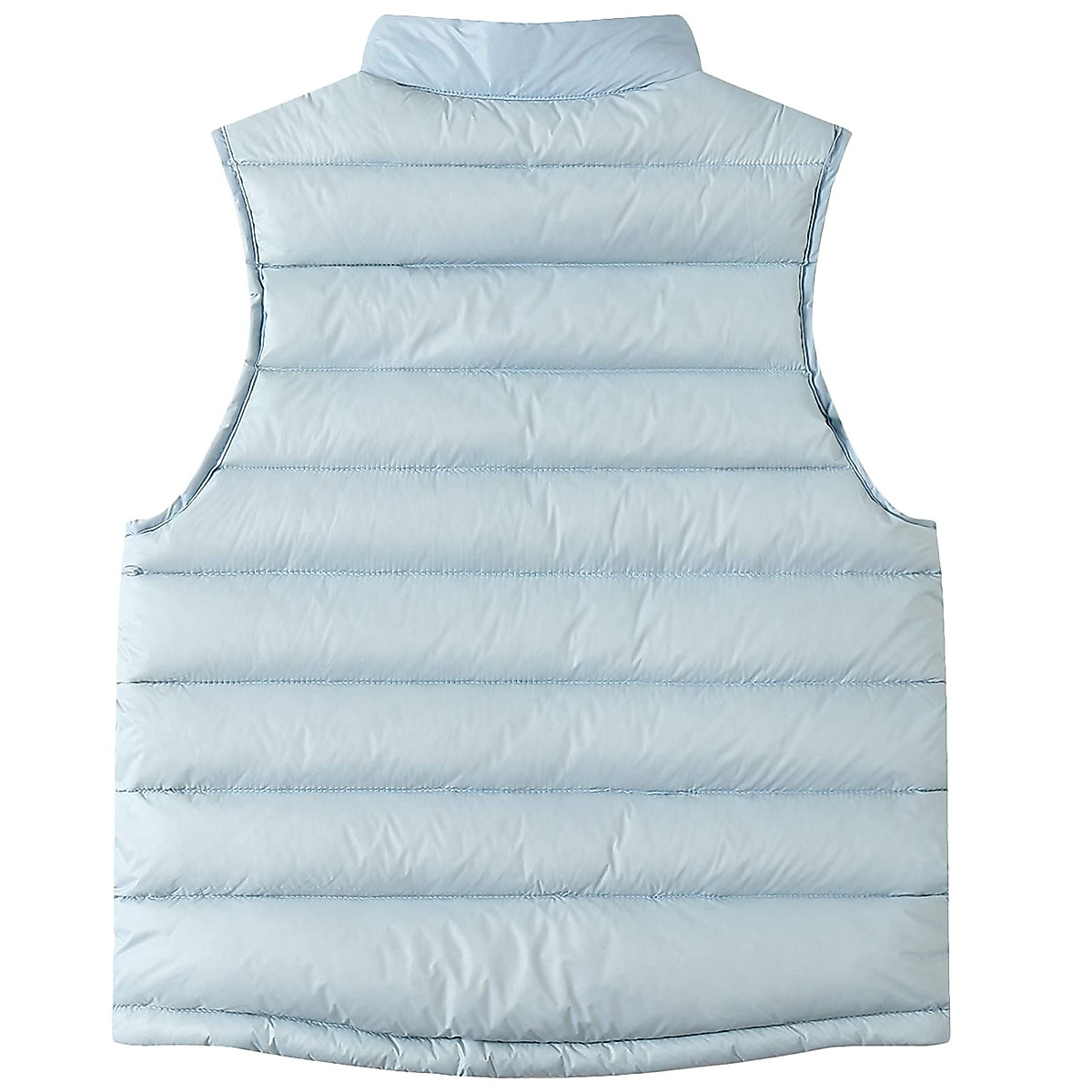 Happy Cherry Boys Girls Winter Vests Coats for Toddler Kids Blue Water-Resistant Winter Sleeveless Jackets Coats Zip Up Warm Cute Breathable Outwear Outfits