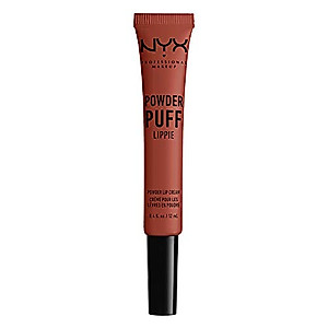NYX PROFESSIONAL MAKEUP Powder Puff Lippie Lip Cream, Liquid Lipstick - Teacher's Pet (Orange Brown)