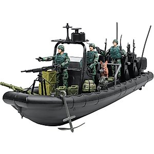 Click N Play Military Special Operations Combat Dinghy Boat 26 Piece Play Set with Accessories.