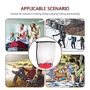 FAVOMOTO Ultralight Nylon Mesh Bags Sleeping Bag Ditty Sacks Clothes Storage Organizer for Travel Camp Home College Dorm Dirty Cloth 22.40X14.54X0.39in