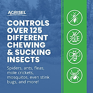 Bifenthrin Pro 7.9, Insect Control, Safe for Plants & Crops, Insecticide, Effective Against 125+ Insects, Includes 3-Pack of Agrisel Protective Gloves, 32 Ounces