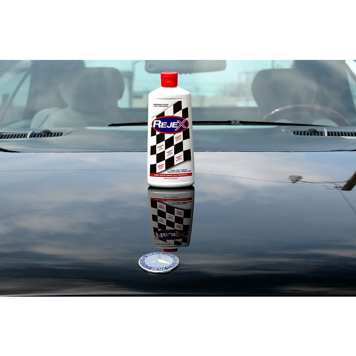 RejeX Corrosion Technologies 61001 (12 fl oz) – High Gloss Finish That Protects | for All Vehicles | Synthetic Paint and Surface Sealant | Lasts 2X Longer Than Any Wax | Nothing Sticks But The Shine!