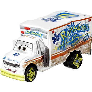 Disney Cars Toys Pixar Cars Die-Cast Oversized Dr Damage Vehicle, Collectible Toy Truck Gifts for Kids Age 3 and Older, Multi