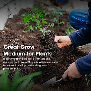 VIVOSUN Coco Coir Brick, 1.4lbs 100% Natural Organic Compressed Coconut Coir Fiber with Low EC, PH Balance & High Nutrition, Coconut Fiber Substrate, Coconut Soil for Plants