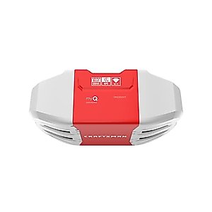 Craftsman 1/2 HP Smart myQ Smartphone Controlled-Belt Drive, Wireless Keypad Included, Model CMXEOCG572, Red Garage Door Opener