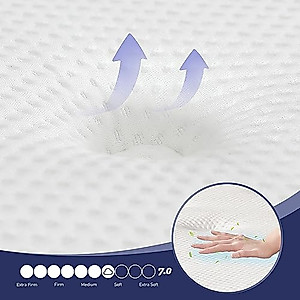 King Mattress, Lechepus 14 Inch Hybrid Mattress,Plush Gel Memory Foam and Pocket Springs Mattress in Box,Fiberglass Free,King Size Mattressfor Cooler Supportive & Back Pain Relief, 76" X 80" X 14"