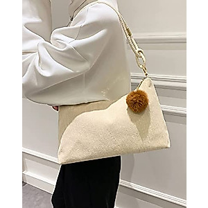 Crossbody Bag Women Corduroy Satchel Bag Small Tote Bag Shoulder Bag Cute Tote Handbag Mini Crossbody Bag Hobo Bag