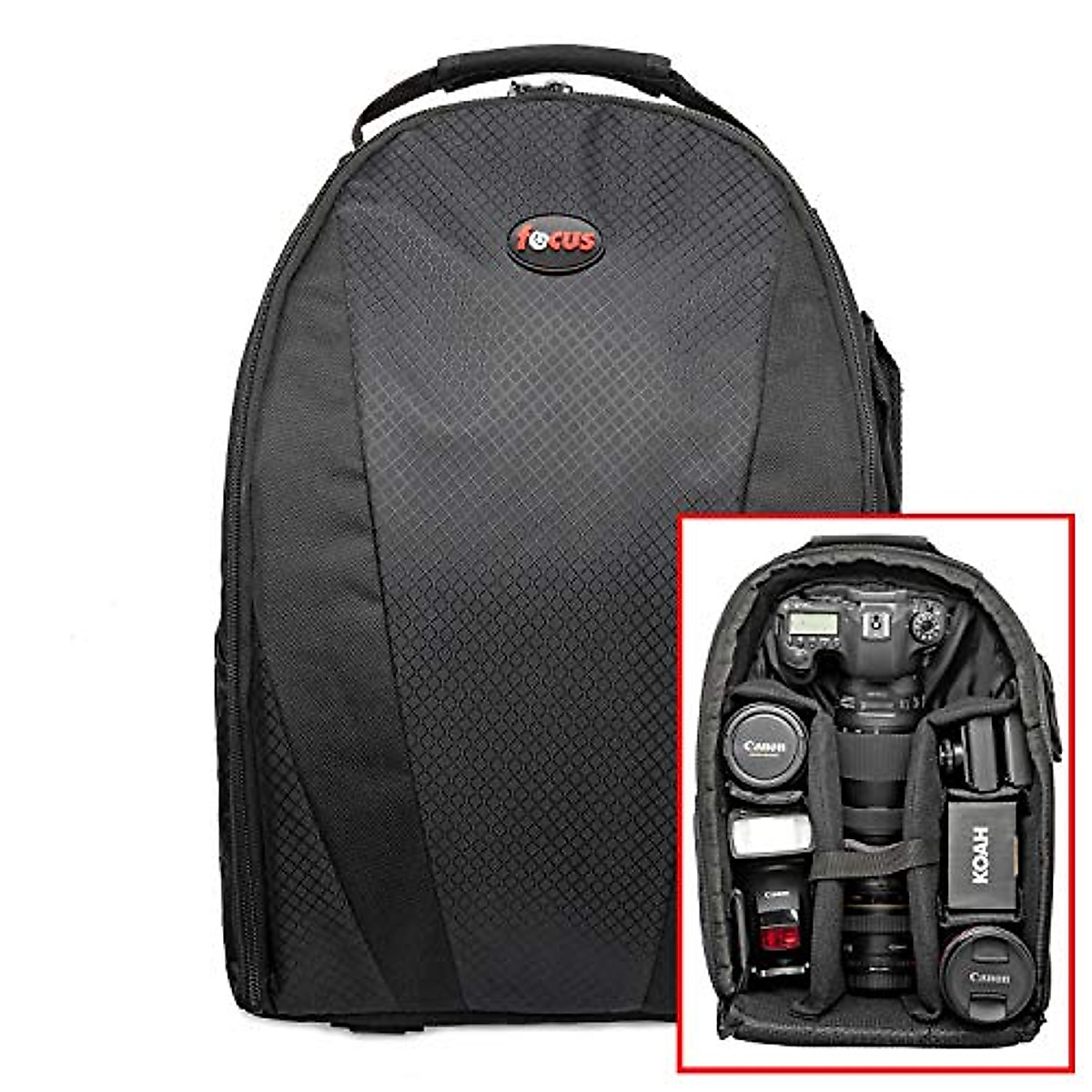 Panasonic LUMIX G95 20.3MP Mirrorless Camera Bundle with Microphone and Photo and Video Backpack (3 Items)