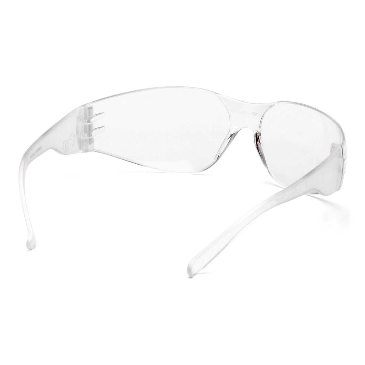 Pyramex Safety Mini Intruder Safety Eyewear, Clear Frame / Clear-Hardcoated Anti-Fog Lens