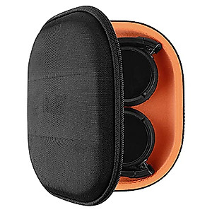 Geekria Shield Headphones Case Compatible with Sony MDRZX110NC, MDR-ZX110, MDR-ZX300, MDR-ZX310, MDR-ZX330BT Case, Replacement Hard Shell Travel Carrying Bag with Cable Storage (Black)