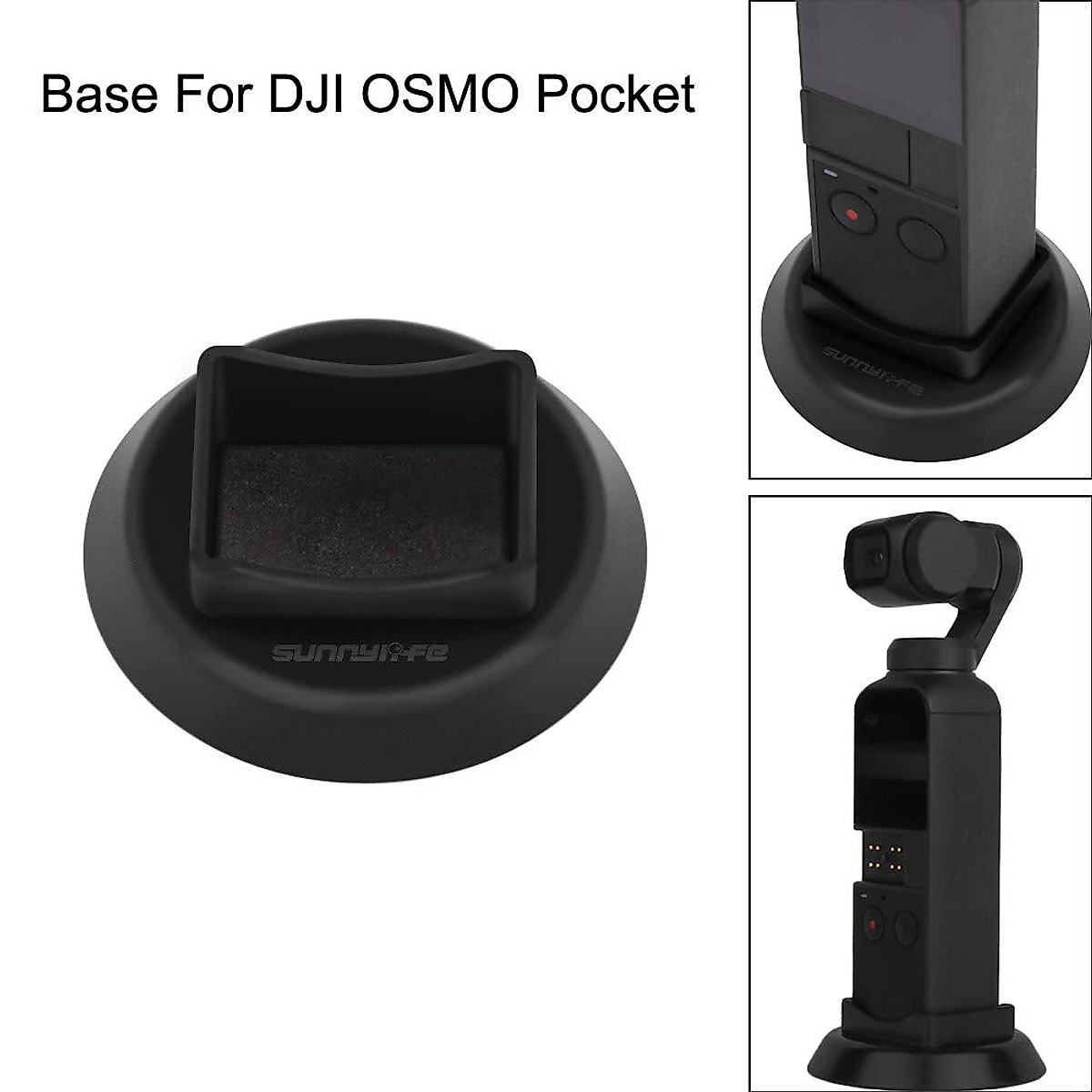 Toxz 1PC Handheld Stabilizer Base Mount Stand for DJI Osmo Pocket Gimbal Camera,Protection Base,EVA Anti-Slip Cushion Pad,More Stability