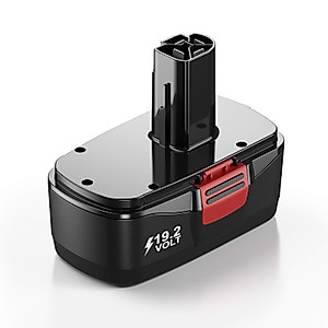 2 Pack Upgraded 3.7Ah Battery Replacement for Craftsman DieHard C3 Cordless Tool Battery 130279005 130279003 130279017 315.113753 315.114850 315.114852 315.11485 315.115410 1323903 1323517 11375 11376