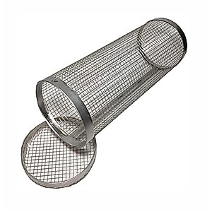 Darzheoy Stainless Steel Barbecue Cooking Grill Grate - 1PC Grill Baskets for Outdoor Grill, Vegetable Grill Basket, Portable Outdoor Camping BBQ Rack (20CM)