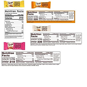 Bob's Red Mill Peanut Butter Coconut, Banana, Honey And Jelly Oat Bars 1.76 Oz., Two Of Each (8 Pack) 1.76 Ounce (Pack of 8)