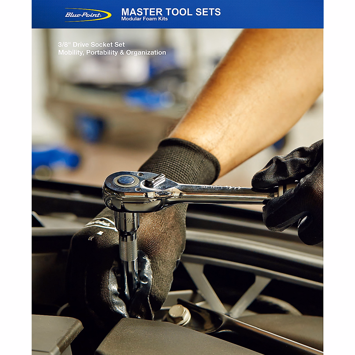 BLUEPOINT Ratchet Drive Standard Handle Quick-Release Ratchet (3/8)