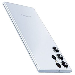 Purluct Slim for Samsung Galaxy S23 Ultra Case,Paper-Thin Matte Finish Skin Back [Anti-Fingerprints& Non Yellowing] Ultra Protective Cover with Camera Protection for Men 6.8 Inch (Frosted Clear)