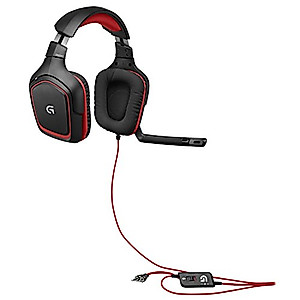Logitech G230 Stereo Gaming Headset with mic (Renewed)