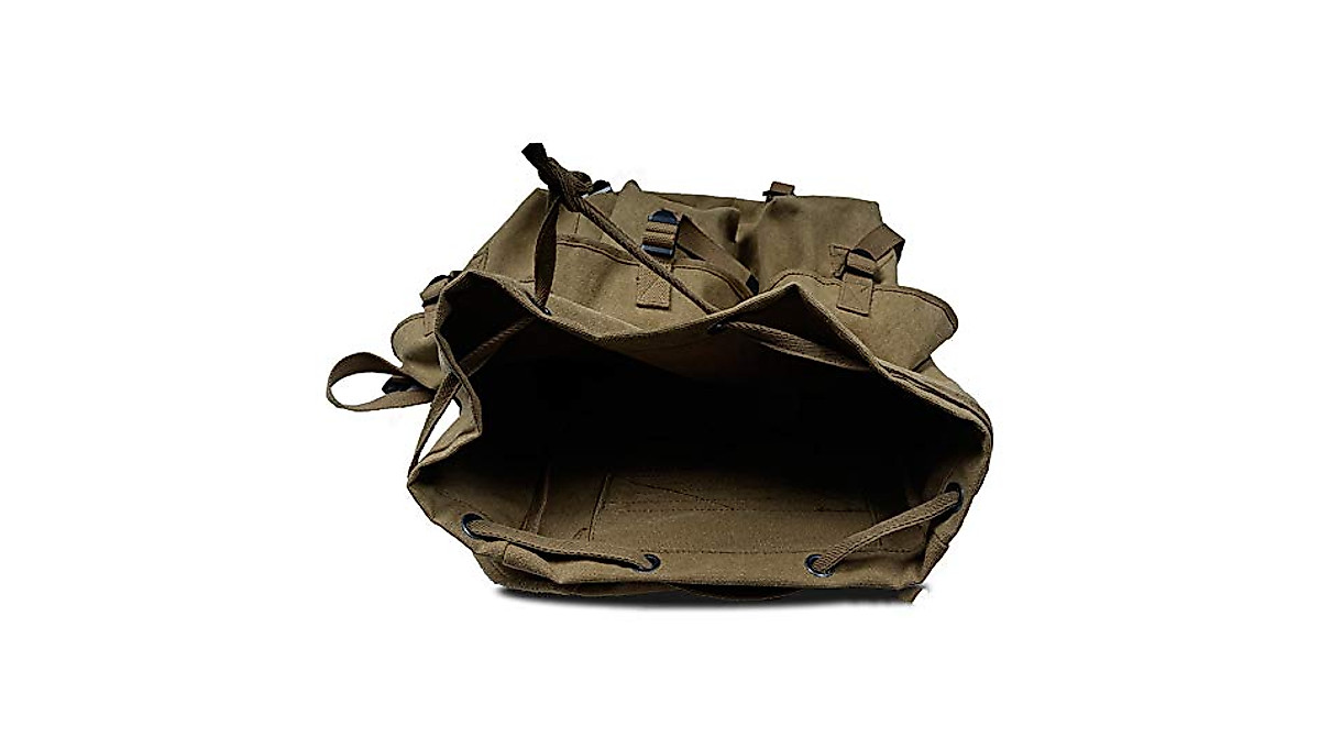 YBRR M14 WW2 Army Style Backpack - Canvas Outdoor Pack