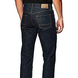 Nautica mens Straight Light Cross Hatch jeans, Marine Rinse, 36W x 32L US