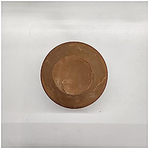 Generic AtoZ India Cart Terracotta Clay Pot For Serving Curd Unglazed Earthen Dahi Handi Tableware Use Handmade Matki Small Pots Natural Organic Indian Mitti Pot, Brown