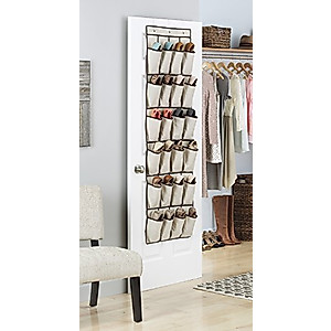 Whitmor 24 Pocket Over The Door Shoe Bag