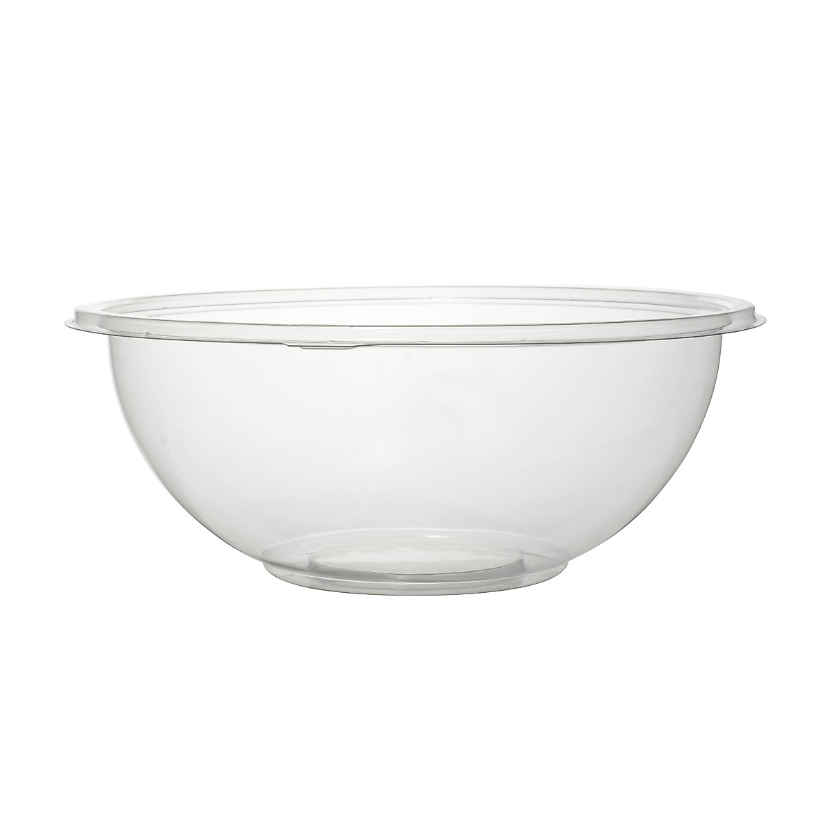 Fineline Settings Super Bowls Clear 320 Oz. Salad Bowl PET 25 Pieces