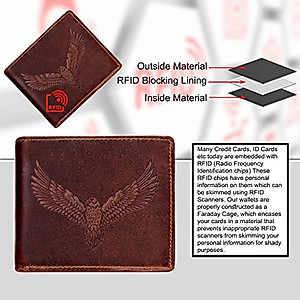 URBAN FOREST Zeus Leather Wallet & Accessory Set for Men, Caramel Brown, Casual