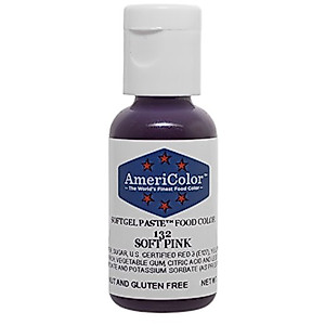 Americolor Soft Gel Paste Food Color, 3/4-Ounce, Soft Pink