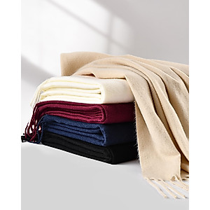 Premillow Scarfs for Women, Women's Scarves & Wraps, Classic Pashmina Shawls and Wraps, Cashmere Feel Scarfs for Women, Long Blanket Scarf