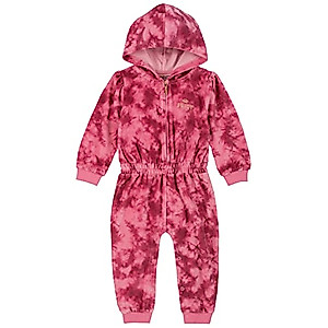 Juicy Couture Baby Girls Coverall Baby and Toddler Layette Set, Cashmere Rose/Berry Red, 12M US