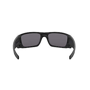 Oakley Men's OO9096 Fuel Cell Rectangular Sunglasses, Matte Black USA Flag Icon/Grey, 60 mm