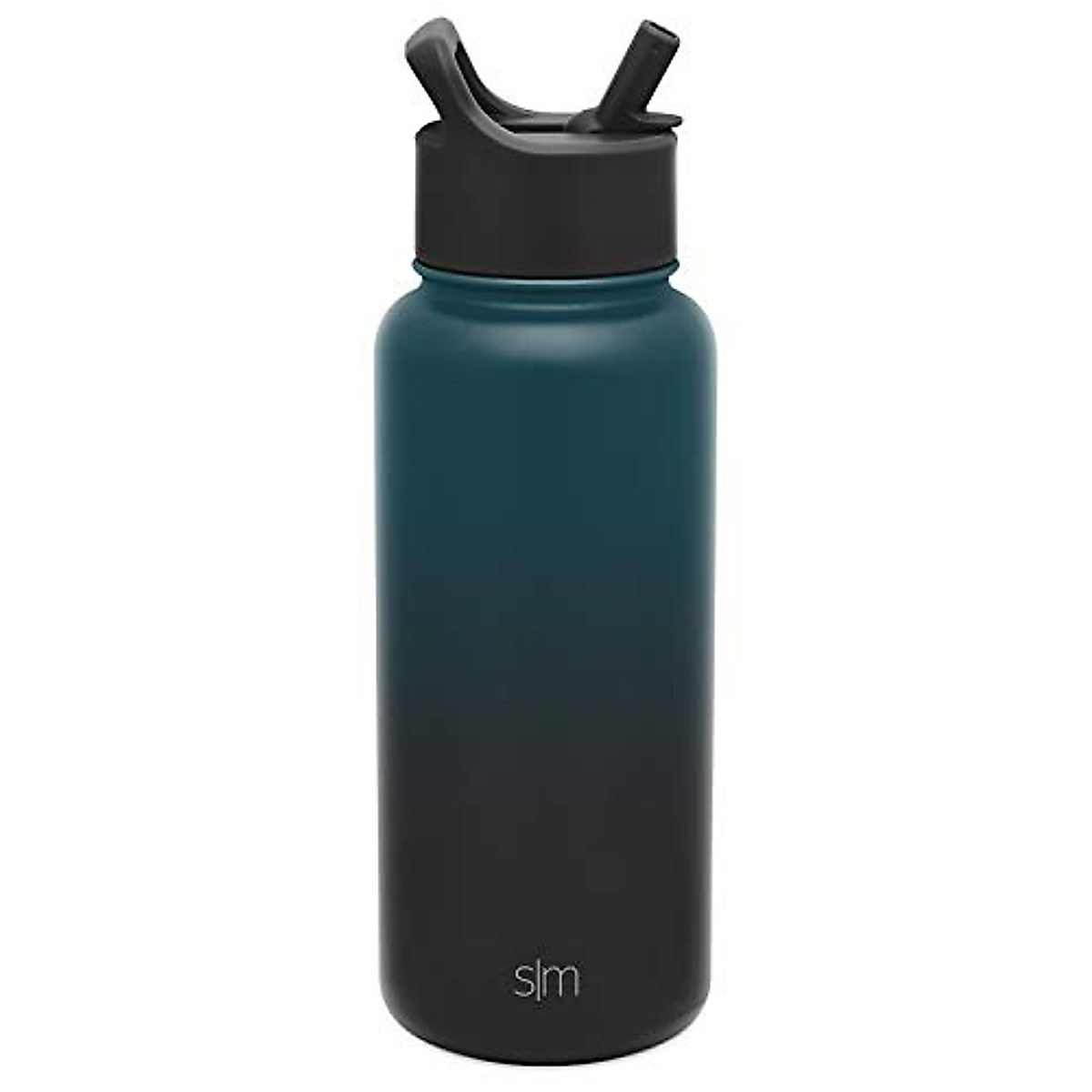 Simple Modern Water Bottle with Straw Lid Vacuum Insulated Stainless Steel Metal Thermos Bottles | Reusable Leak Proof BPA-Free Flask for Gym, Travel, Sports | Summit Collection | 32oz, Moonlight