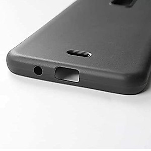 Ansxder Ultra-Thin Slim Fit TPU Case for Blu View 3 B140dl Phone + 2 Pack Tempered Glass Screen Protector