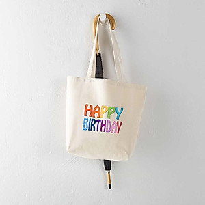 CafePress Happy Birthday Happy Tote Bag Canvas Tote Shopping Bag