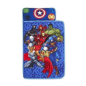 Paw Patrol Super Soft Plush Toddler Quilted Nap Mat with Built in Blanket and Pillow, 20" Wx46 L