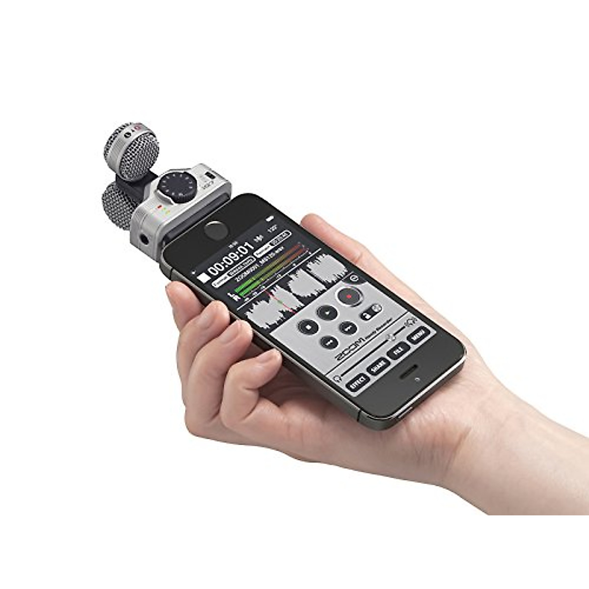 ZOOM iQ7 MS Stereo Microphone for iPhone/iPad/iPod touch