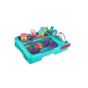 Play-Doh Set On The Go Imagine and Store Studio, with 30 Tools and 10 Cans of Modeling Compound, Travel Toys for 3 Year Old Girls and Boys and Up, Non-Toxic