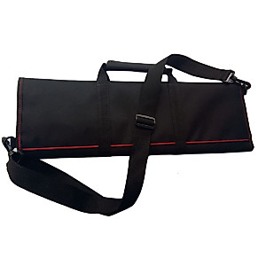 Alipis 3pcs Roll Cutter Sheath Kitchen Cutter Holder Waterproof Oxford Cloth Cutlery Holder Professional Chef Case Canvas Holder Stand Organizer Shoulder Straps Multifunction