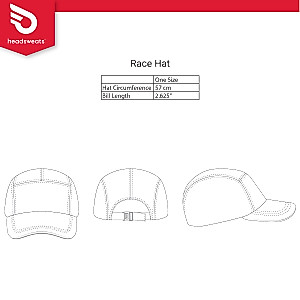 Headsweats Standard Race Hat (White/Hi Viz Yellow), One Size