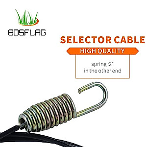BOSFLAG 946-04230b Auger Cable Replaces MTD 946-04230b, 746-04230 Cable, 746-04230a, 946-04230b, 946 04230b, 746 04230, 746 04230a, 946 04230b Cable for MTD SB624, SB626, SB628, SB630 Snowblowers