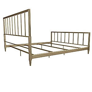 CosmoLiving by Cosmopolitan Blair Bed, Gold